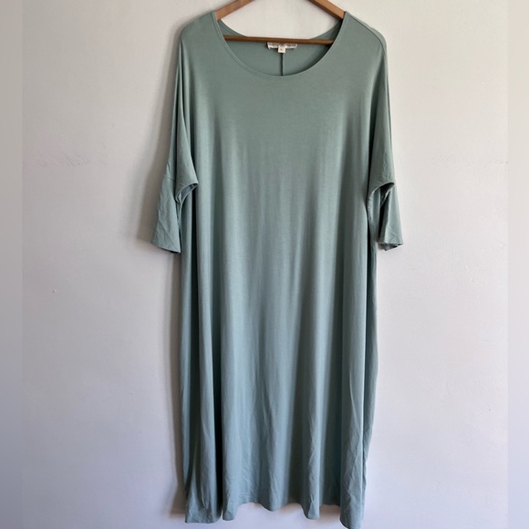 mimu maxi | Dresses | Mimu Maxi Dolman 34 Sleeves Midi Dress In Mint ...